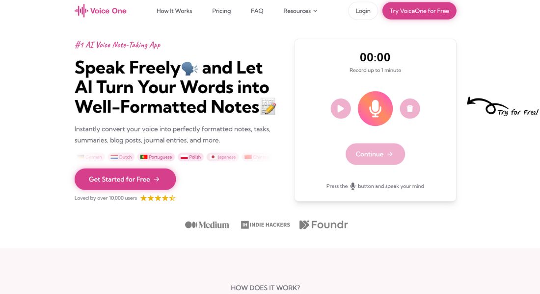 VoiceOne Review: Best AI-Powered Voice Note-Taking App for Productivity