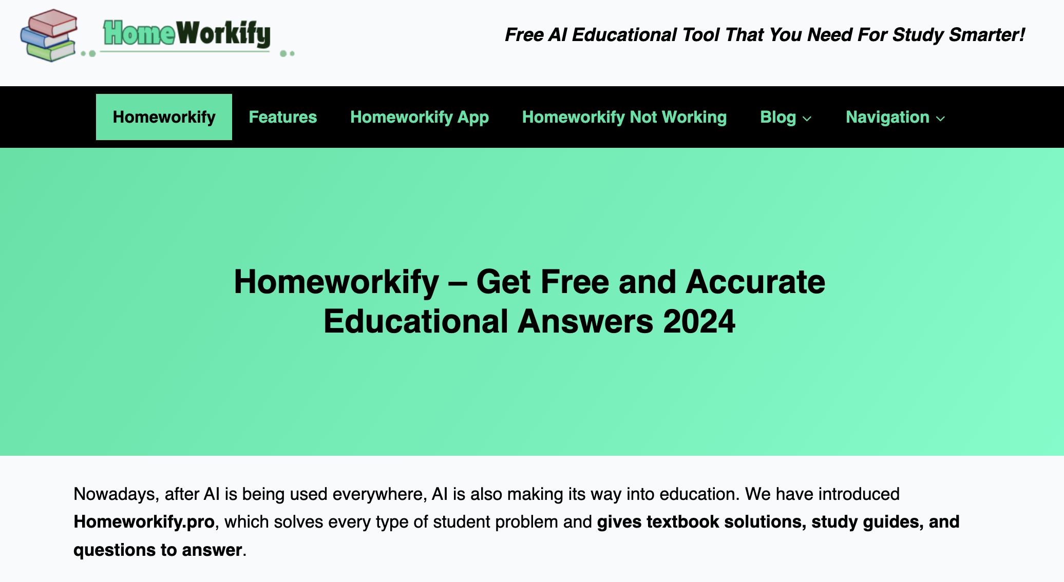 Homeworkify Review: Your AI Homework Solution